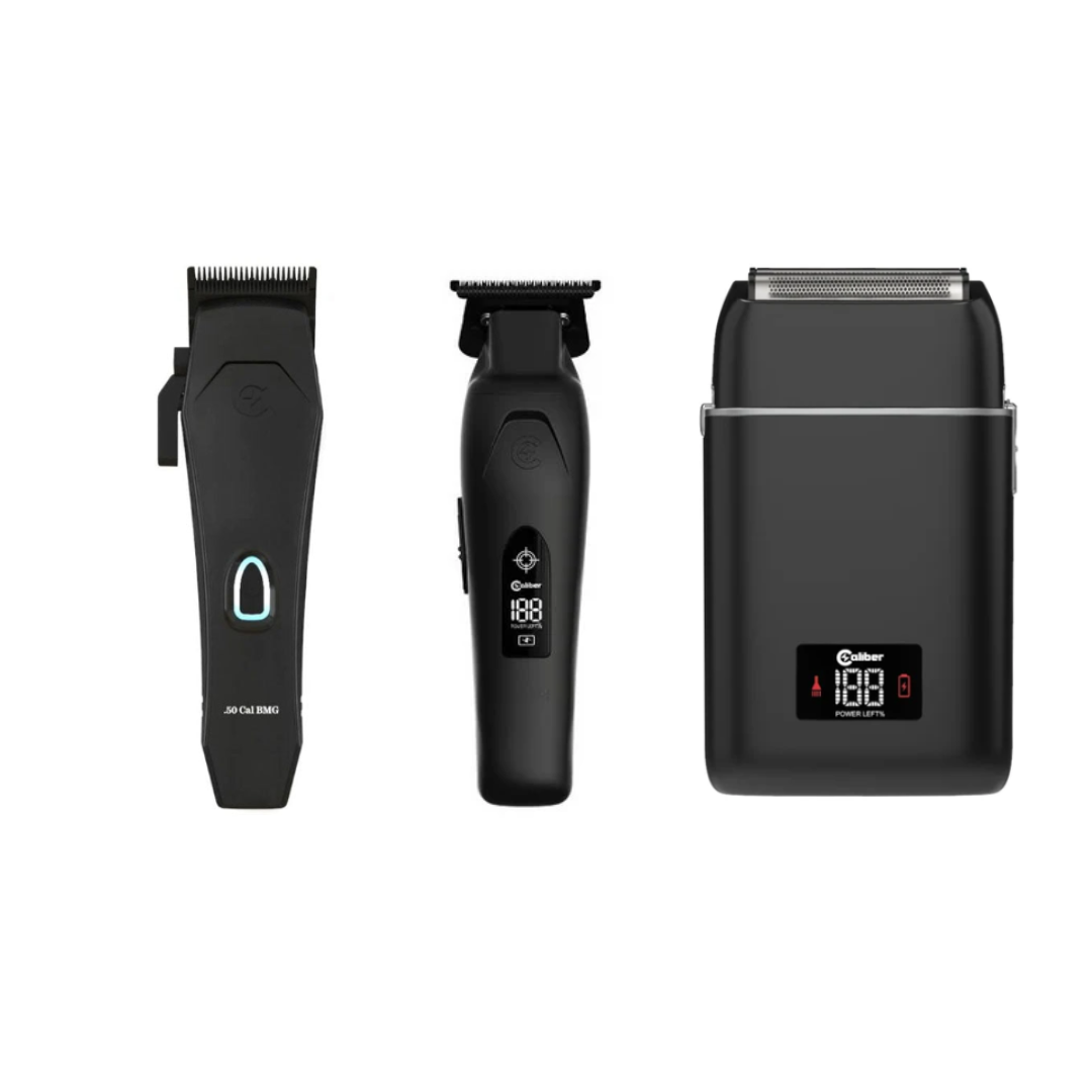 Caliber .50 Cal BMG Clipper Laser+ Trimmer and Moab Foil Shaver Trio K