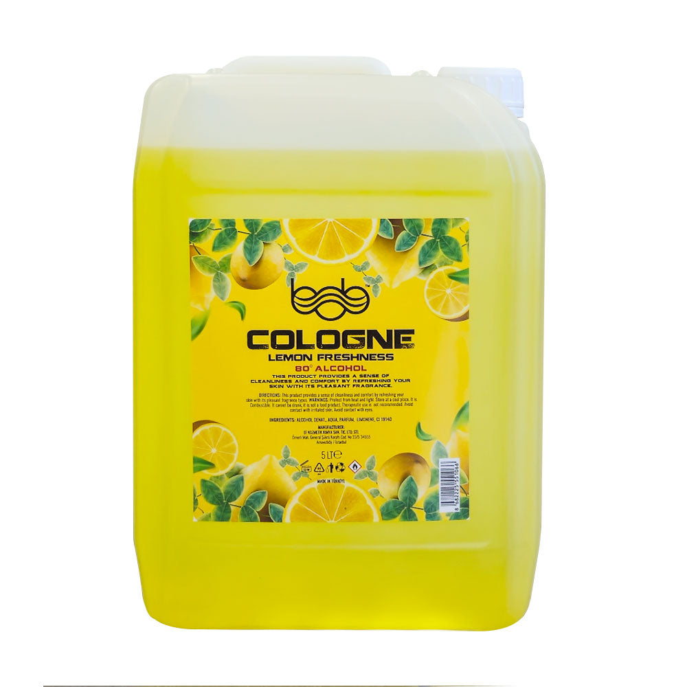 Bob Turkish Lemon Cologne 5L - 80% Alcohol