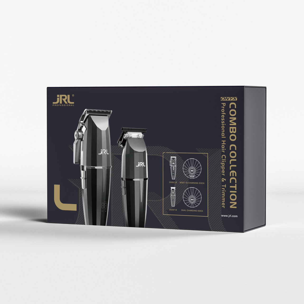 JRL ONYX Collection Kit | Clipper & Trimmer Black