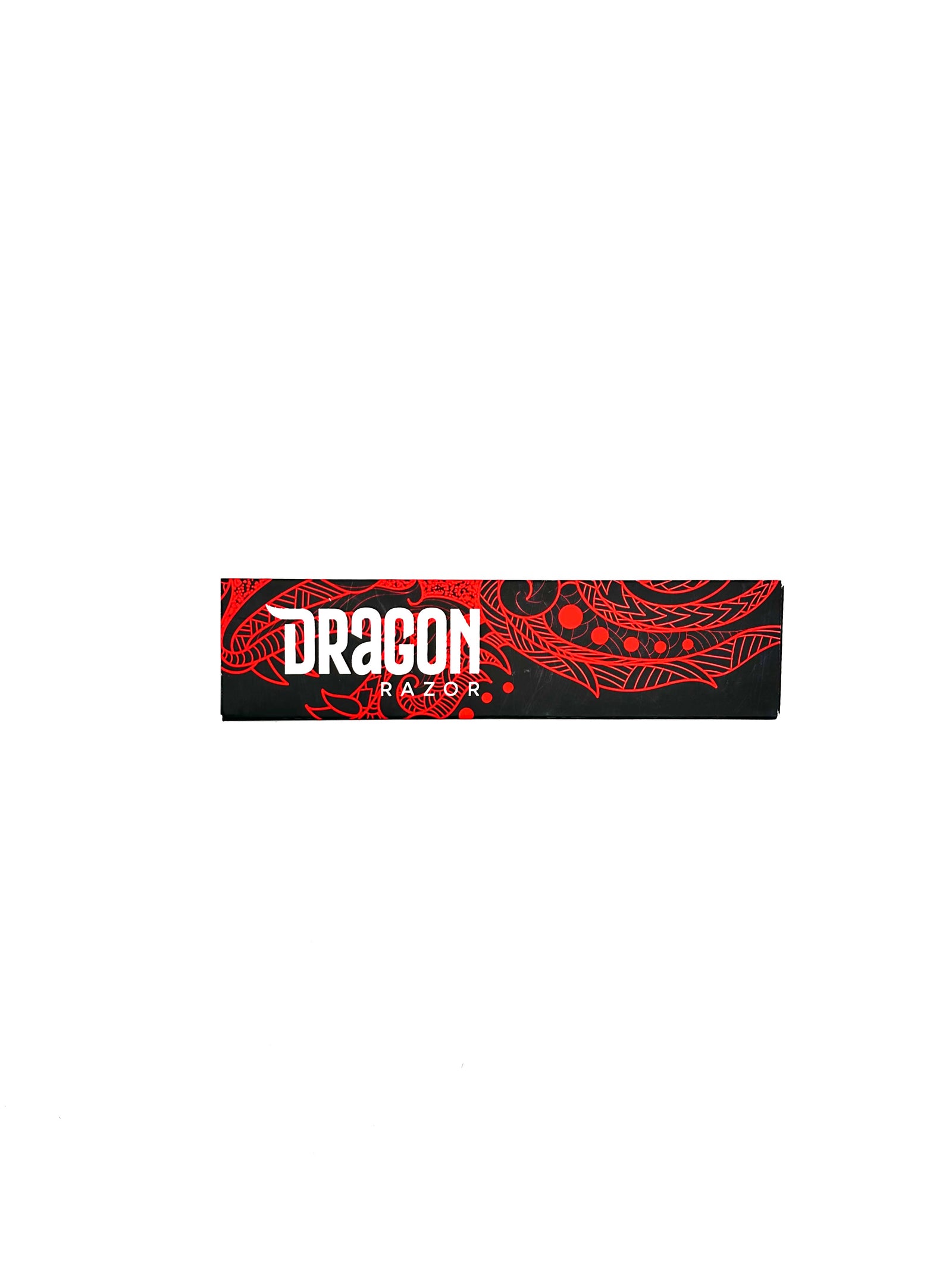 Dragon Razor Cut Throat Single Edge Razor Black and Red